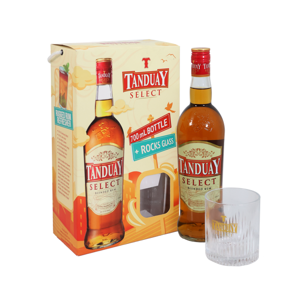 Tanduay Select With Rocks Glass 2024 | Shots PH